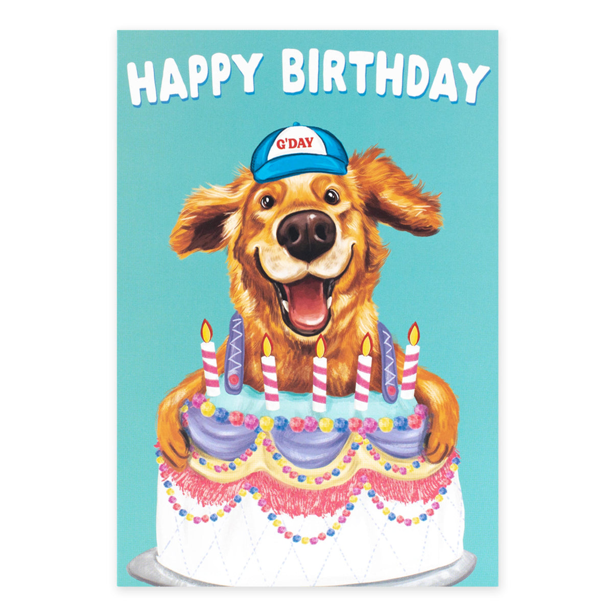 Hallmark Ozzy Oddities Birthday Card - Birthday Cake Dog – Hallmark ...
