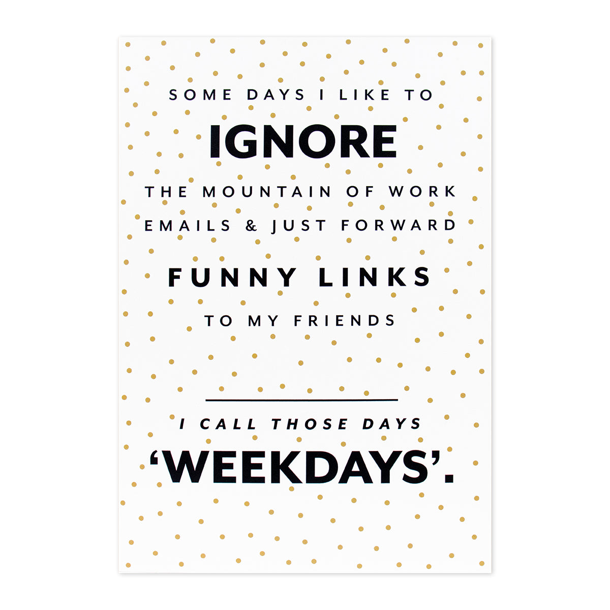 Hallmark Shoebox Greeting Card - Weekdays – Hallmark Australia