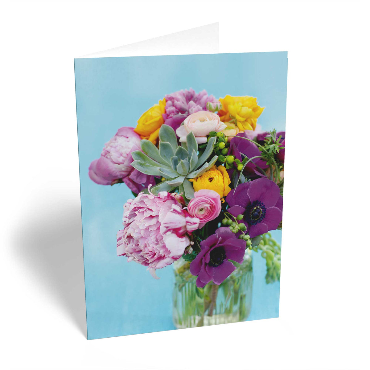Personalised Multicoloured Floral Arrangement Card – Hallmark Australia