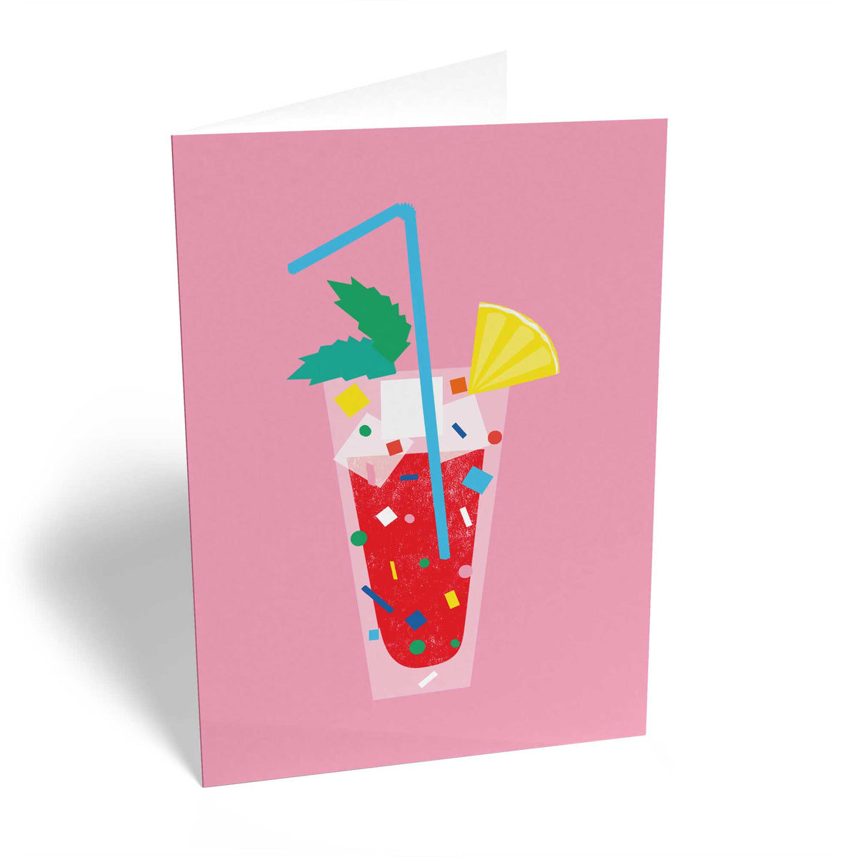 Personalised Cocktail Glass With Straw Card – Hallmark Australia