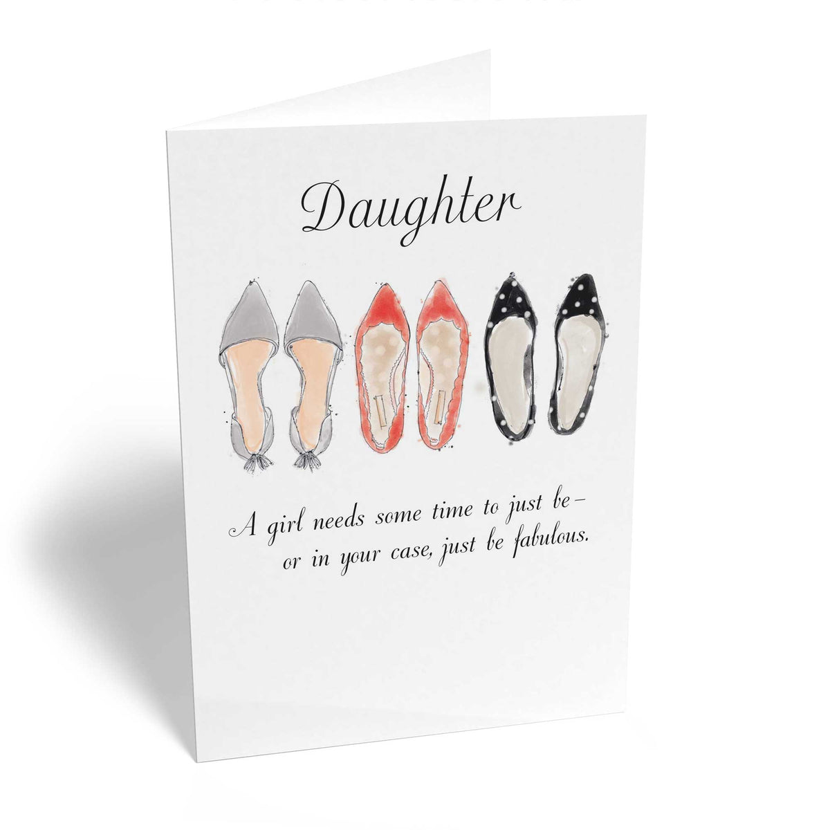 Personalised Illustrated Shoes Card For Daughter – Hallmark Australia