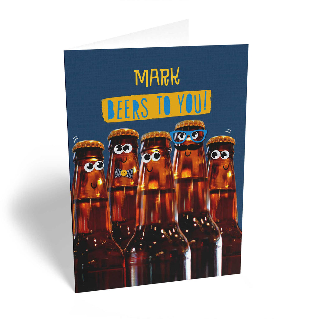 Personalised Funny Editable Beer Bottles Birthday Card – Hallmark Australia