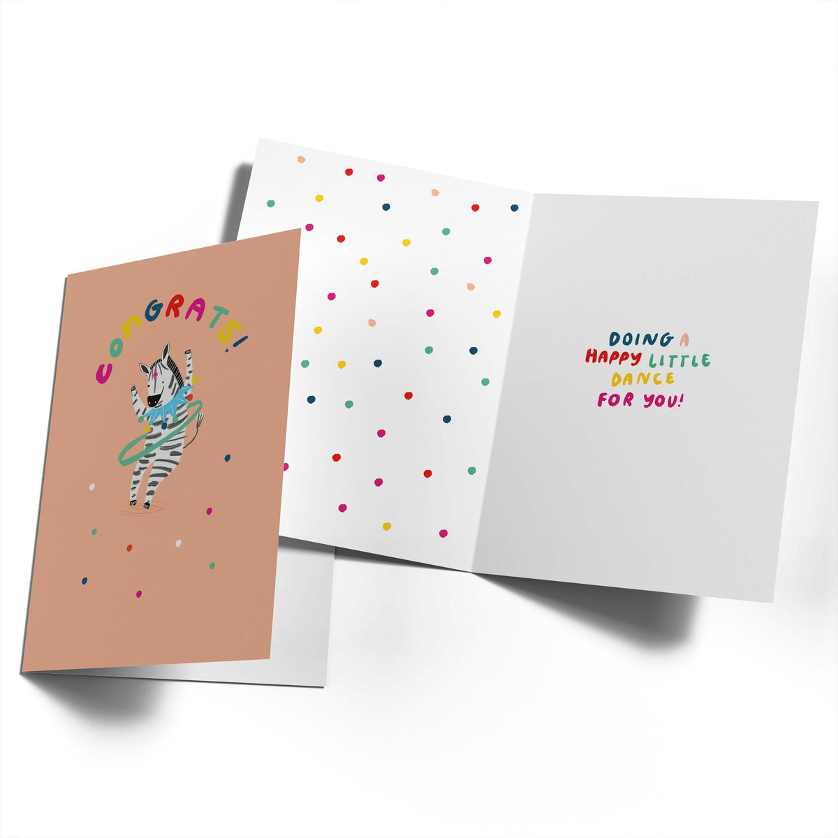 Contemporary Congratulations Quirky Hula Zebra – Hallmark Australia