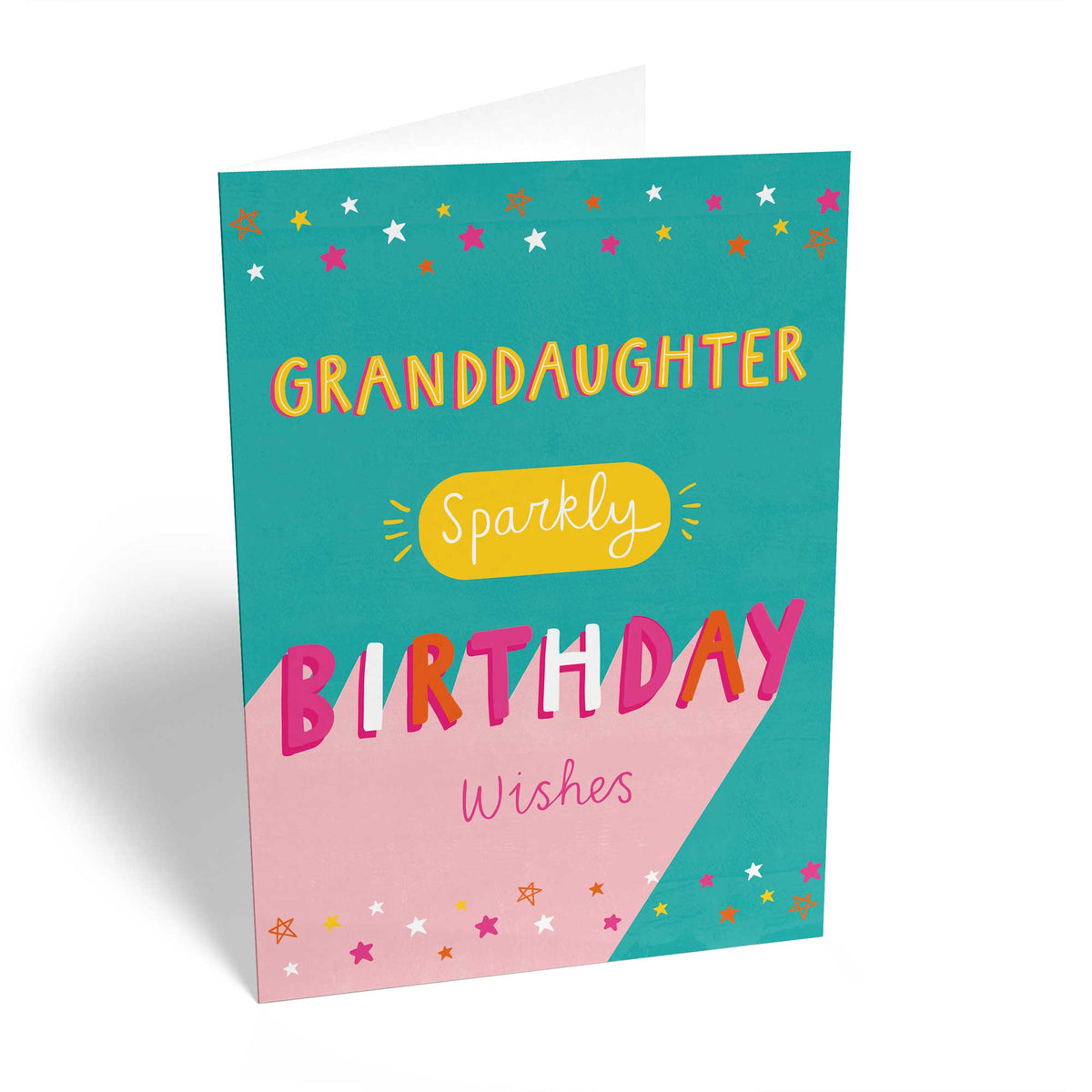 Personalised Colourful Text Birthday Card For Granddaughter Hallmark personalised-colourful-text-birthday-card-for-granddaughter-hallmark