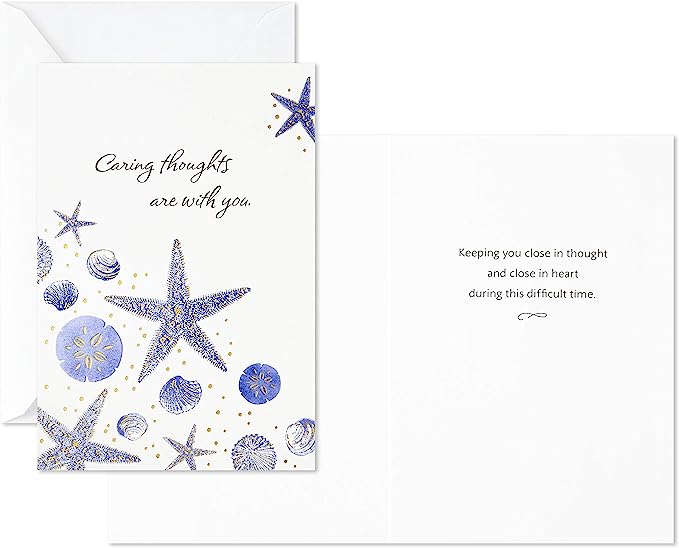 Hallmark Sympathy Cards Assortment, Watercolor Nature (12 Assorted Thi ...