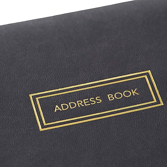 Hallmark Refillable Address Book (Charcoal) – Hallmark Australia
