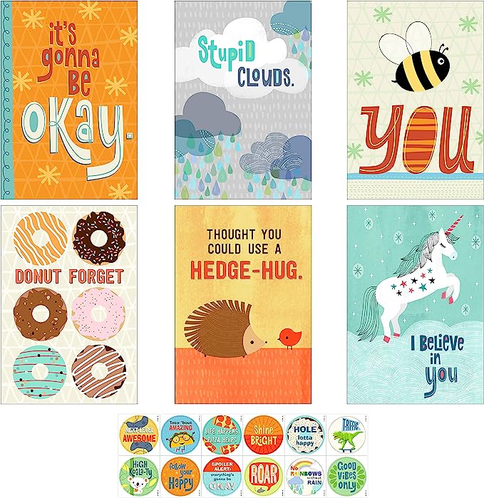 Hallmark Encouragement Cards Assortment for Kids Or Adults (12 Cards a ...