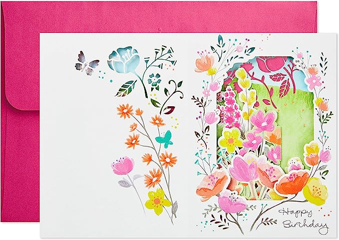 Hallmark Paper Wonder Paper Craft Birthday Card (Happy Surprises ...