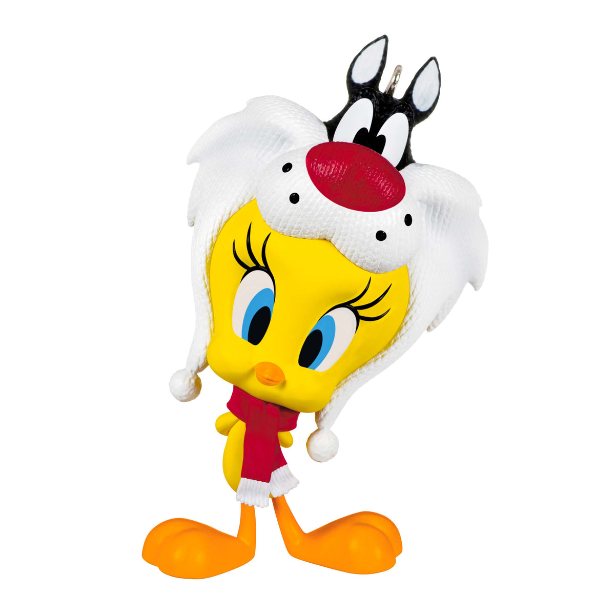 Looney Tunes™ Tweety™ Puddy Tat Hat — Hallmark Keepsake Christmas Orna ...