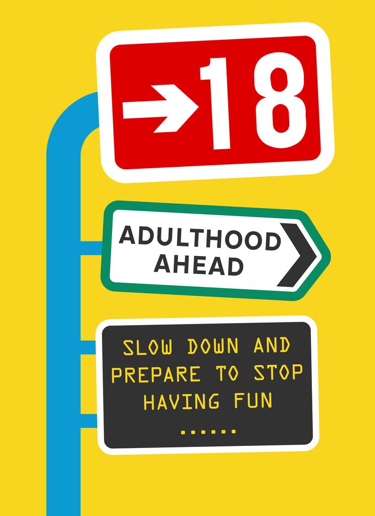 Personalised Funny Signs 18th Birthday Card – Hallmark Australia